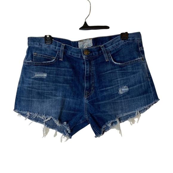 Current/Elliott | Shorts | Current Elliott Womens Cut Off Denim Short ...